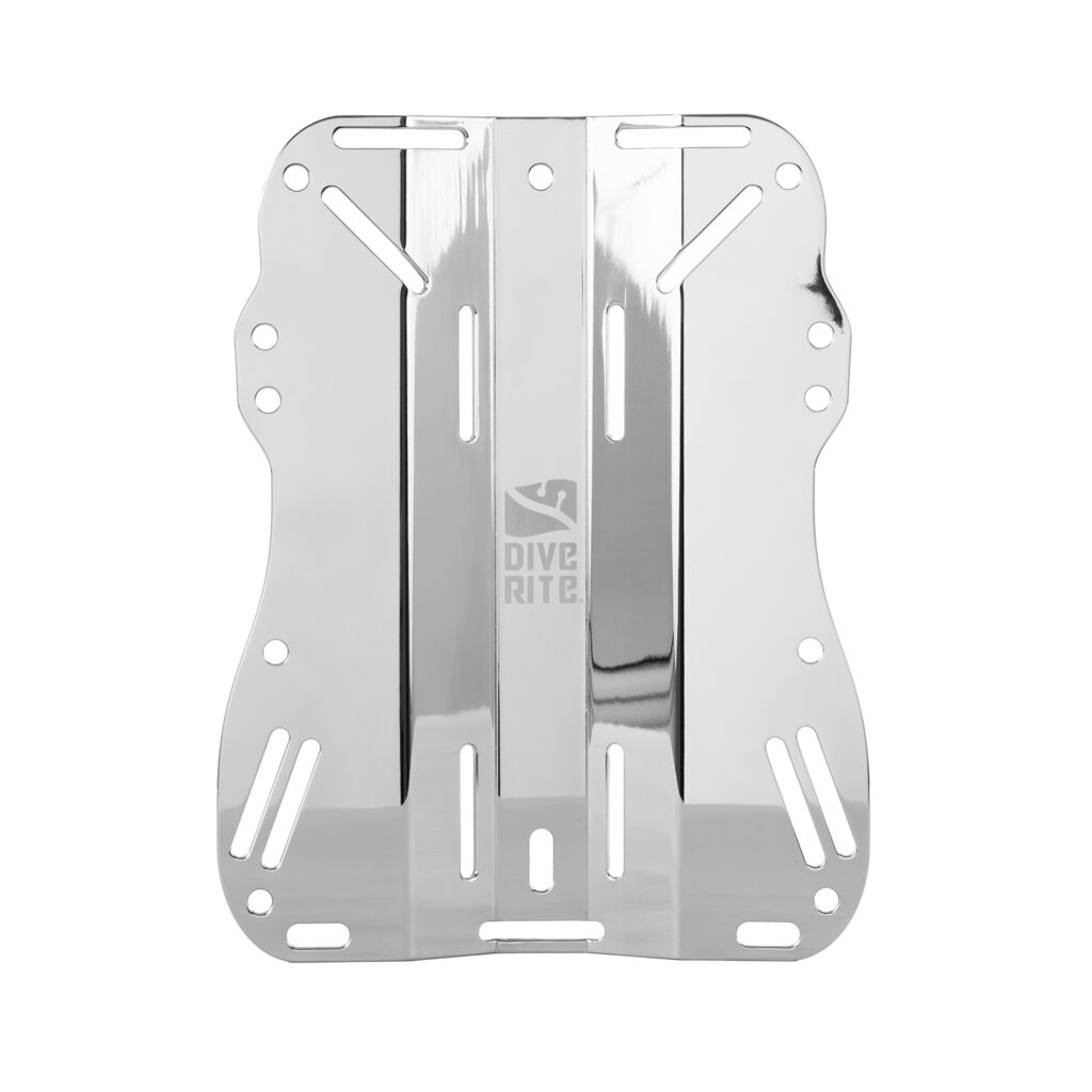 Dive Rite Backplate Stainless Steel - Short | Dive Garage